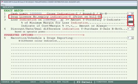 How To Enable Or Disable Drug License Expired Indication In Marg Software