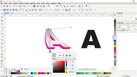 3d Text Coreldraw Tutorial For Beginners Youtube