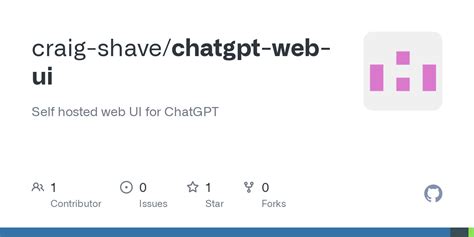 Github Craig Shavechatgpt Web Ui Self Hosted Web Ui For Chatgpt