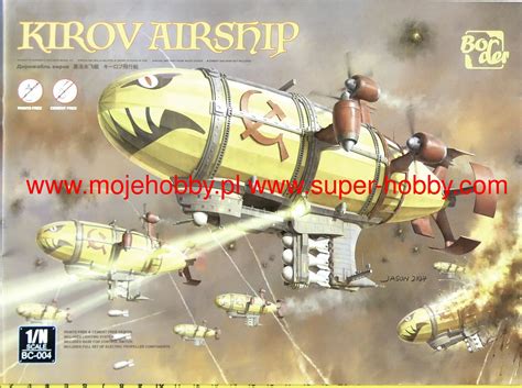 Kirov Airship Paints And Cement Free Border Model Bc004