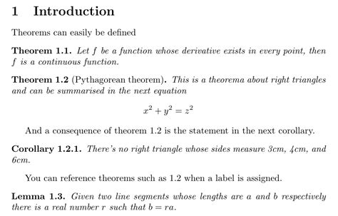 Theorems And Proofs Overleaf Online Latex Editor