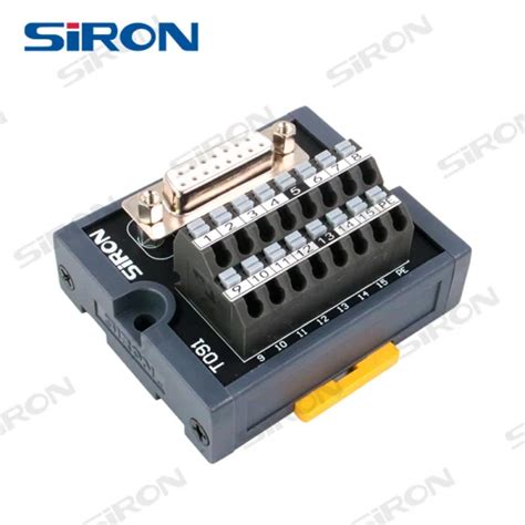 Siron T Terminal Block D SUB Female Pin Terminal Breakout Board Connectors Spring