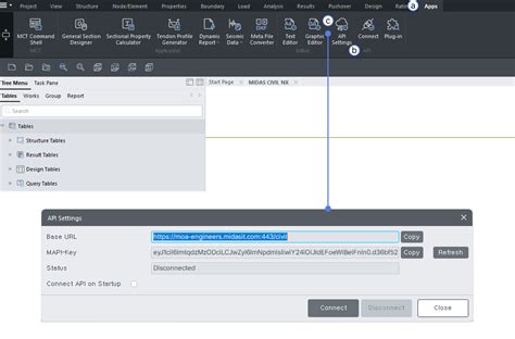 Connect Api Midas Support