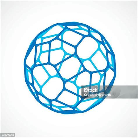 3 D 벡터 저해상 폴리 블루 구형 오브젝트입니다 원근 구 0명에 대한 스톡 벡터 아트 및 기타 이미지 0명 2차 도형 3차원 형태 Istock