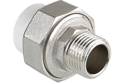 Разъемный соединитель PPR с переходом на наружную резьбу 20х3/4 Valtec ...