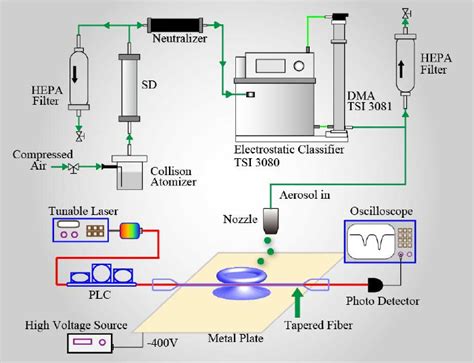 fig s1 schematic of the experimental set up for particle detection