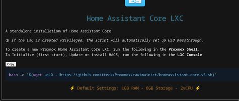 Home Assistant Core Lxc Doesnt Work · Issue 888 · Tteck Proxmox · Github