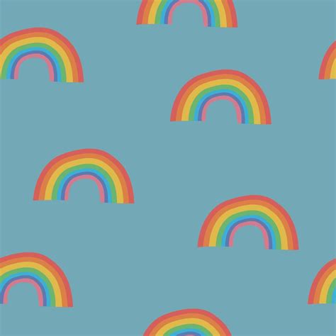 Rainbows Seamless Pattern 11788765 Vector Art At Vecteezy