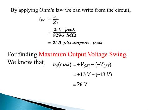 a presentation of design math and explanation of non inverting pptx