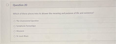 Solved Question 20which Of These Pieces Tries To Answer The
