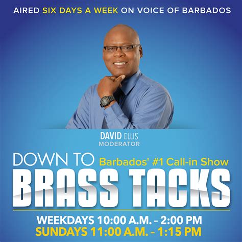 Down To Brass Tacks December 1st 2025