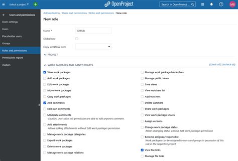 Github Integration Openproject