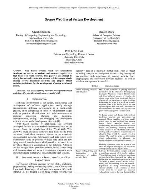 pdf secure web based system development
