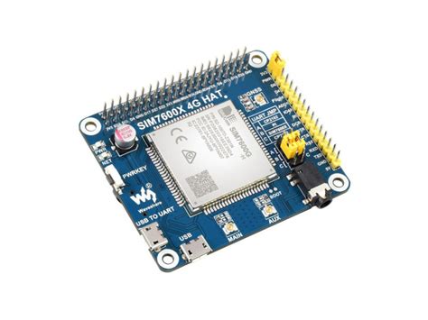Raspberry Pi 4g Lte Cat4 Hat With Quectel Eg25 Gl Kiwi Electronics