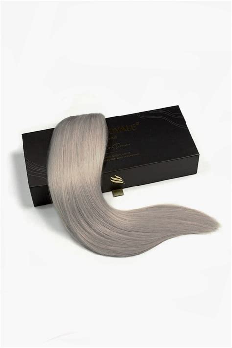 Silver And Grey Hair Extensions Cliphair Uk