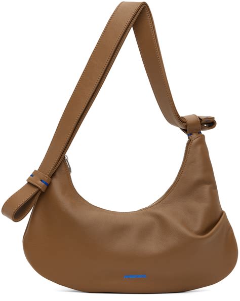 Brown Asymmetric Bag By Ader Error On Sale