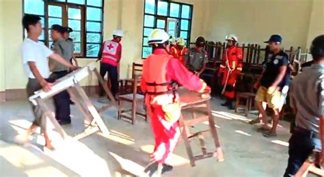 ဂွမြို့နယ်တွင် မုန်တိုင်းခိုလုံရာနေရာသို့ ပြောင်ရွှေ့နိုင်ရေး ကြိုတင်ပ