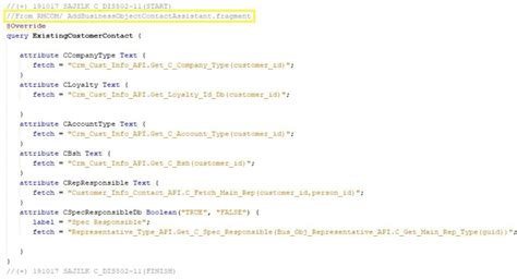 comments technical documentation for ifs cloud