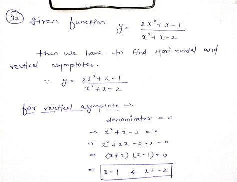 answered in 16 35 40 find the horizontal and vertical asymptotes of