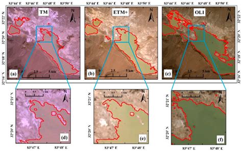 Lake Extraction Results Based On Landsat Tm Etm And Oli Ad Lake
