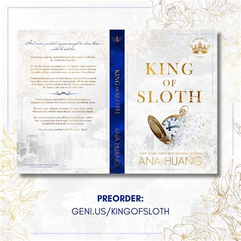 Ana Huang King Of Sloth Cover Reveal Who Guessed Blue 🤭 Im So In
