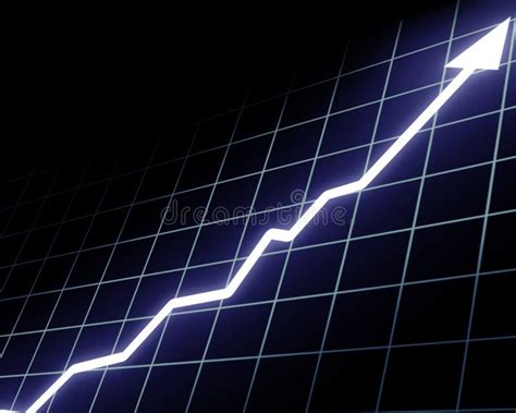 Arrow Graph Going Up Stock Illustration Illustration Of Growth 7716559