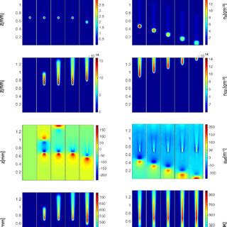 Evolution Of Electron Number Density Ne Positive Ion Number Density Download Scientific