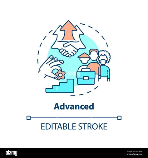 Advanced Concept Icon Stock Vector Image And Art Alamy