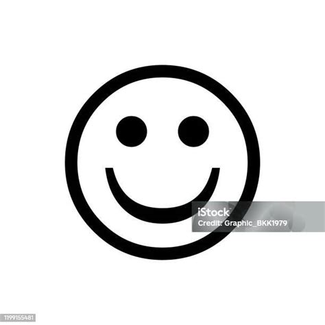 스마일 페이스 행복 나쁜 정상 좋은 이모티콘 벡터 벡터 원 면입니다 감정에 대한 스톡 벡터 아트 및 기타 이미지 감정 검은색 귀여운 Istock