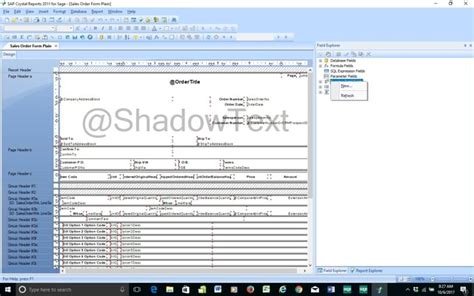 Sage 100 Consultant Tip How To Create Calculations With Crystal Reports