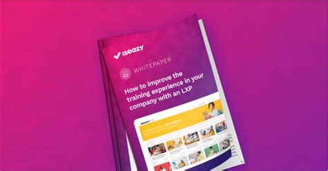 Improve Your Training Experience With An Lxp Iseazy