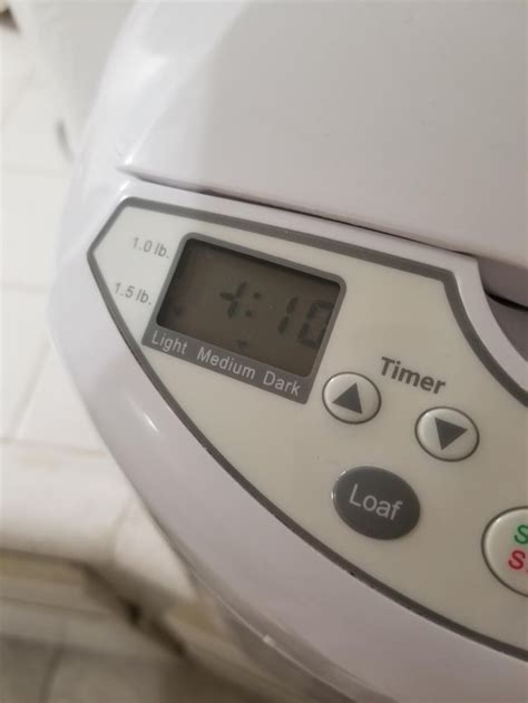 Sunbeam 5890 Bread Machine Control Panel Not Displaying Numbers Completely R Fixit