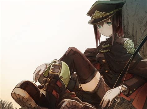 Аниме девушки в военной форме фото и картинки Abrakadabra Fun