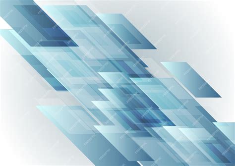 Premium Vector Blue Abstract Hitech Shapes Digital Pattern Design Vector Modern Futuristic