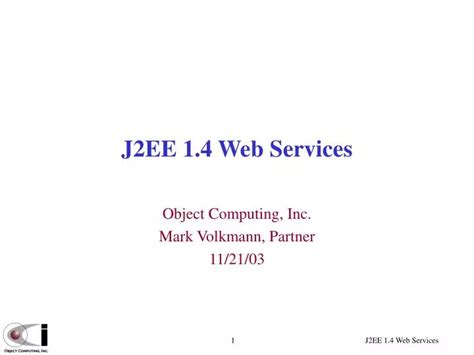 ppt j2ee 1 4 web services powerpoint presentation free download id