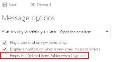 Email Recover Deleted Items