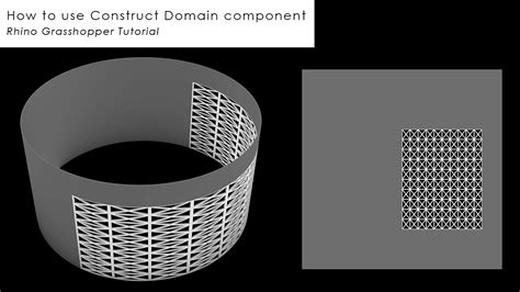 How To Use Construct Domain Component Rhino Grasshopper Tutorial Youtube How To Use Construct Domain Component Rhino Grasshopper Tutorial Youtube