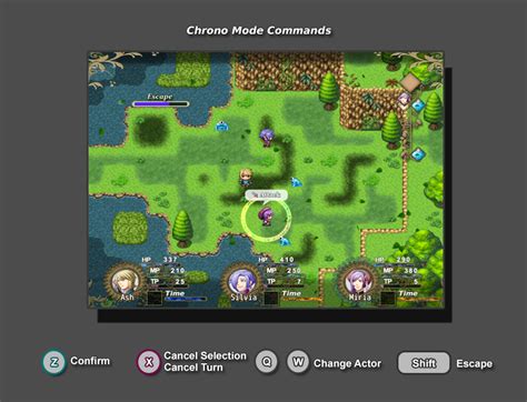 RMMV MV MZ Make An Action Game Chrono Engine Beginner Guide On Map Tools And Battles