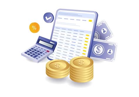Premium Vector Money Calculation Analysis Concept Illustration