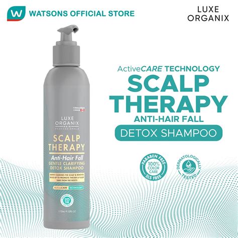 Luxe Organix Scalp Therapy Anti Hair Fall Gentle Clarifying Detox
