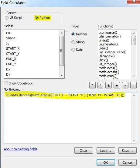How To Batch Calculate Line Direction Using The Field Calculator