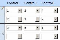 Vba Access Continuous Forms And Comboboxes Stack Overflow