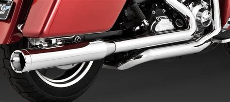 Harley Davidson Dyna Switchback Monster Duals Exhaust Vance And Hines 16855 2012 Up