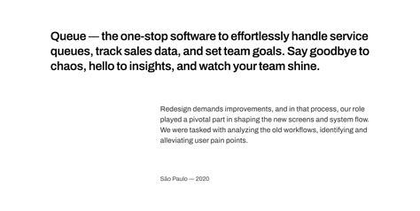 Queue Uiux Design Management System Behance