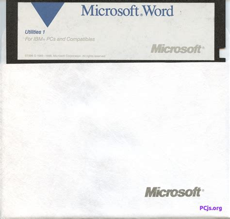 Microsoft Word 5 0a Pcjs Machines