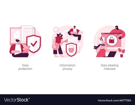 Digital Security Abstract Concept Royalty Free Vector Image