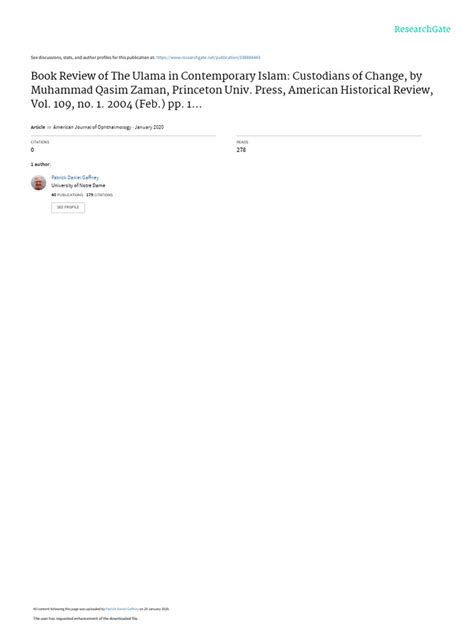 Review Of Qasim Zaman Pdf Cyberspace Computing