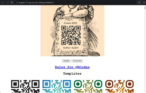 Angular Ngx Qrcode Styling Example To Generate Colorful Dynamic Qrcode