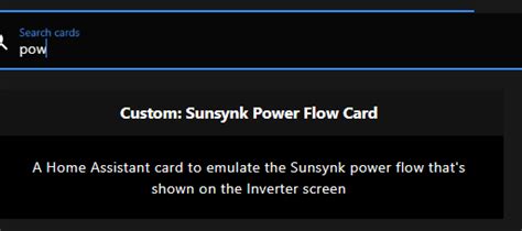 Inverter Power Flow Card Dashboards And Frontend Home Assistant Community