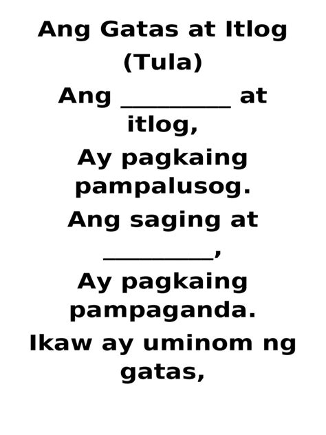 Ang Gatas At Itlog Pdf